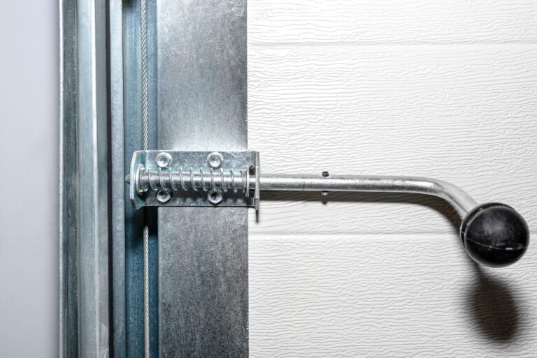 Manual locks on overhead doors with automatic openers | 45th Parallel ...